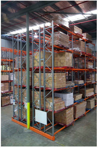 1000kg Conventional Double Deep Pallet Racking System Industrial ...