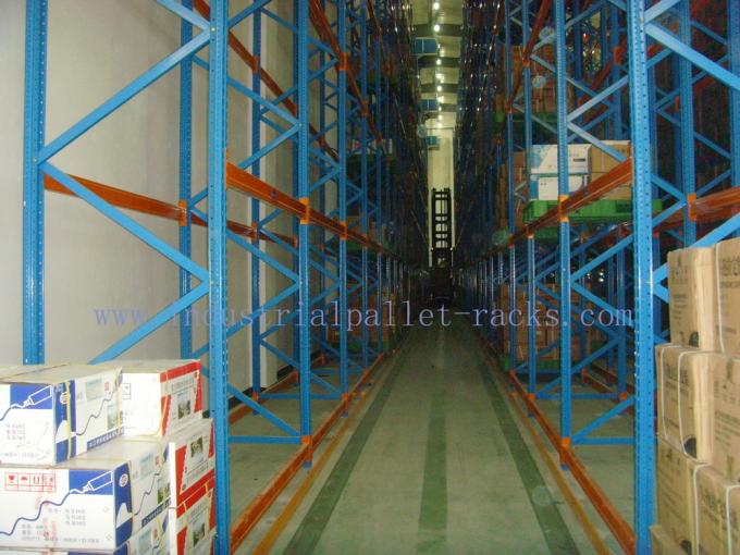 High Density VNA Pallet Rack Shelving 1100mm to 2200mm Customized